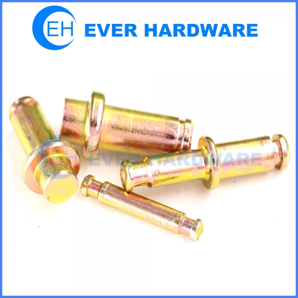 Steel security pin high strength yellow galvanization manufacturer