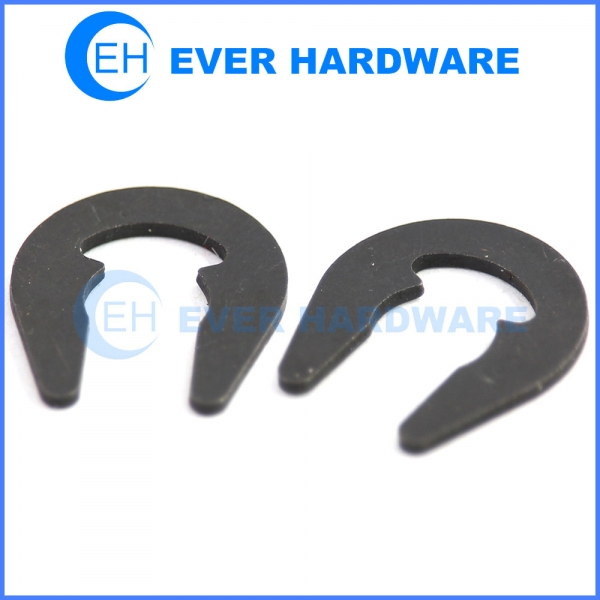 Axle c clip high tensile metal black galvanized axle shaft lock c clip
