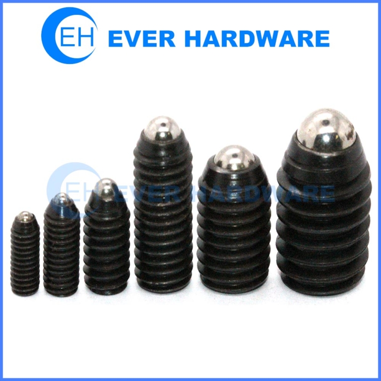 Ball end thrust screw metric high tensile alloy steel ball plunger set ...
