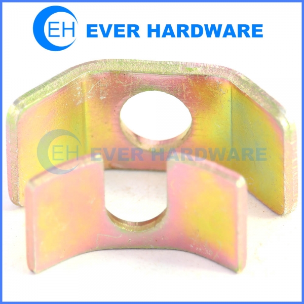Locking metal plate strike plates hardware non-slip strap locking clip