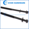 Right Hand Thread Bolt Black Long Fine Single Start Threaded Fastener