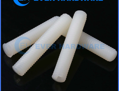 Machine Nuts And Bolts Colored Nylon Slot Post Screws Custom Made
