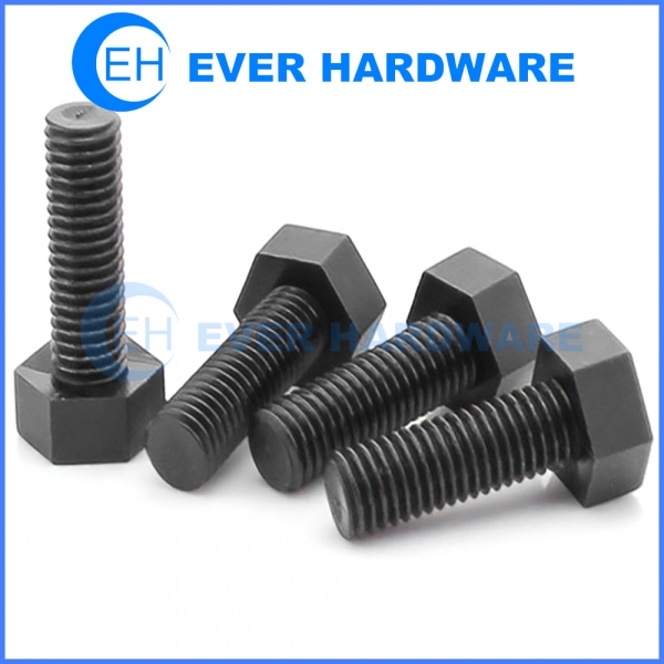 Hex Machine Bolt Nylon Black Plain Plastic Acrylic Metric Manufacturer