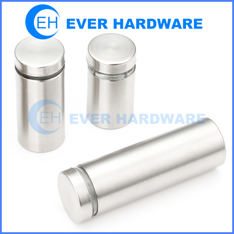 Standoff Caps Stainless Steel Metal Screw Covers Decorative Hardware