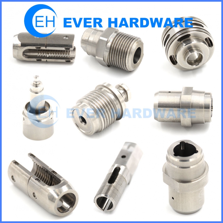DIY CNC Lathe Machine Electrical Parts Precision Connector Brass Alumin