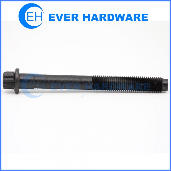 Double Hex Screw Grade 12.9 Alloy Steel 12-Point Head SEMS Fastener